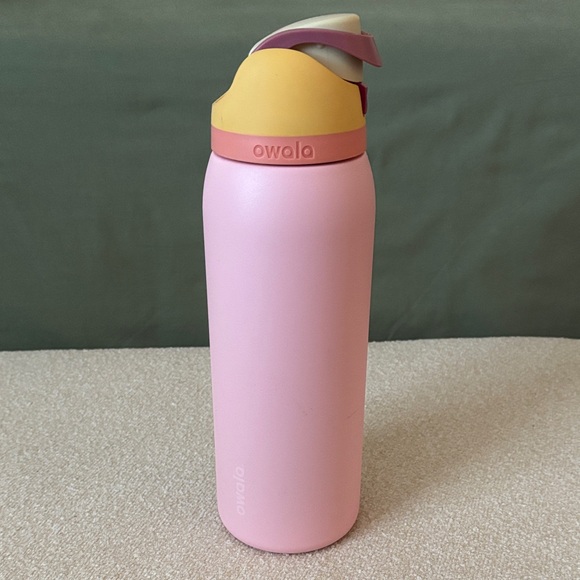 owala | Other | Used Owala Pink And Yellow Water Bottle 4oz | Poshmark